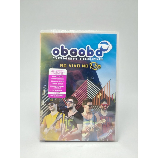 Dvd Obaoba Samba House, Ao Vivo No Rio - Original Lacrado | Shopee Brasil