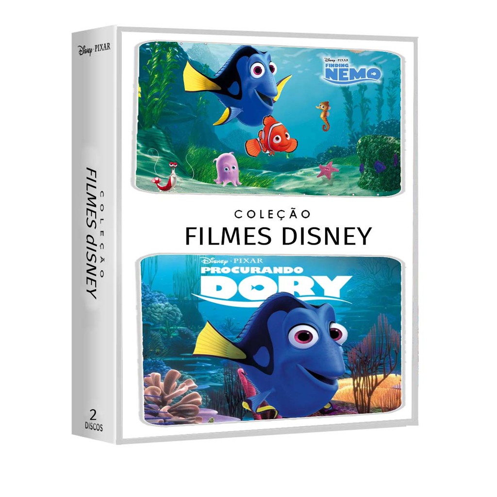 Dvd Procurando Nemo 2003 e Dory 2016 Duologia - 2 Dvd | Shopee Brasil