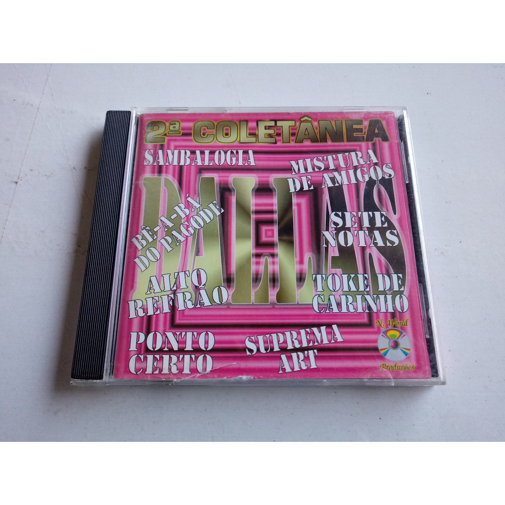 Cd Coletânea Dallas 2° Coletânea Samba | Shopee Brasil