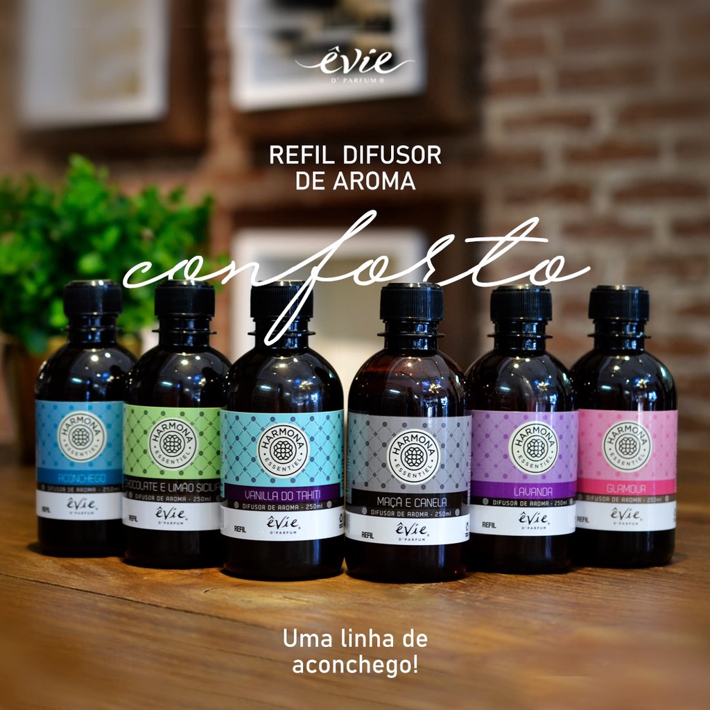 Refil Difusor Aromatizador para Ambiente Varetas 100 ml - Êvie D'Parfum ...