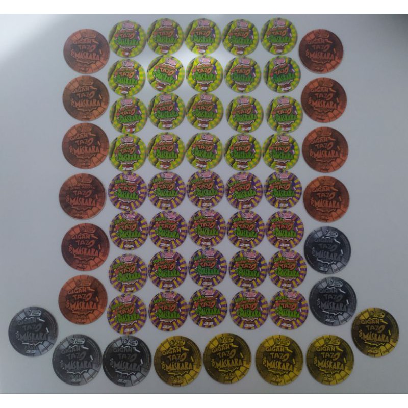 Tazos Maskara Elma Chips Coleção completa | Shopee Brasil