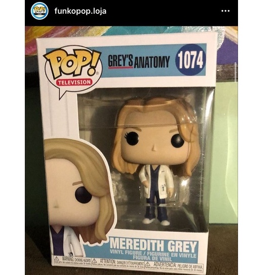 Funko Pop Meredith Grey #1074 - Grey's Anatomy Original e Funko Pop ... Funko Pop Meredith Grey #1074 - Grey's Anatomy Original e Funko Pop ...