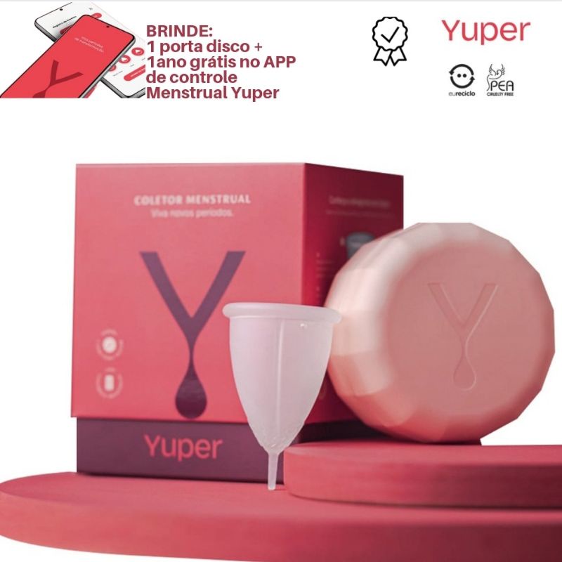 Coletor Menstrual Yuper | Shopee Brasil