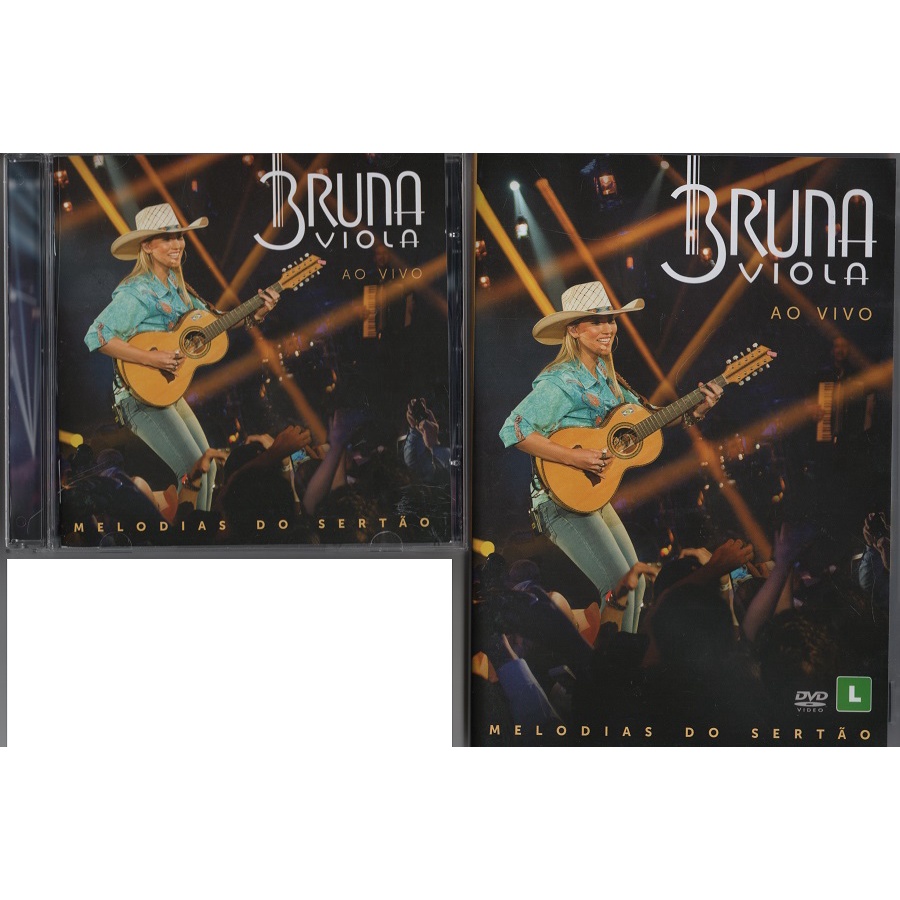 Cd+dvd Bruna Viola Ao Vivo - Autografados Pela Cantora | Shopee Brasil