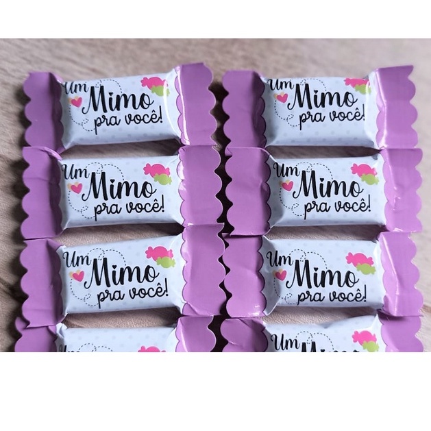 Balinhas para brinde, mimo clientes Flork, mimo para você, rótulos ...