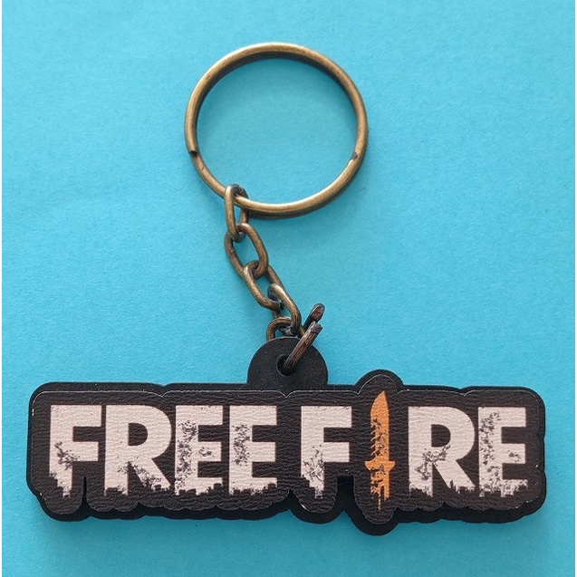 Chaveiros 3D Mdf Free Fire Logo | Shopee Brasil