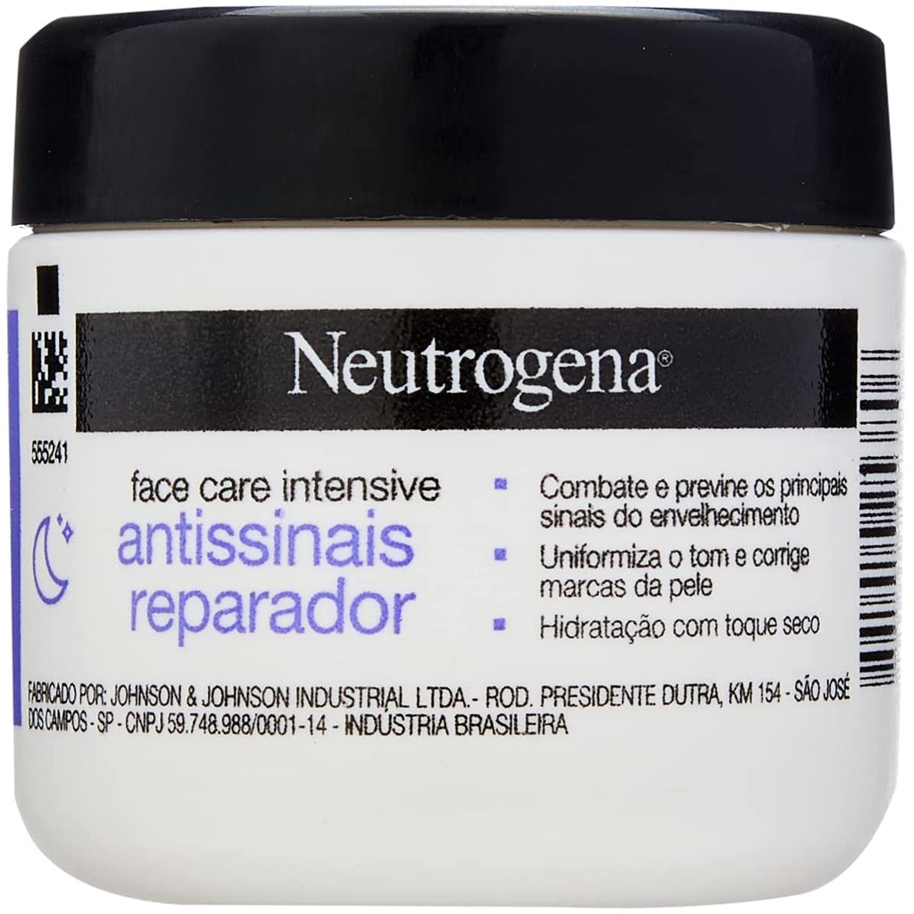 Neutrogena creme facial Intensive Antissinais Reparador 100g ...