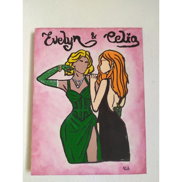 Quadro Os Sete Maridos de Evelyn Hugo - Evelyn e Celia | Shopee Brasil