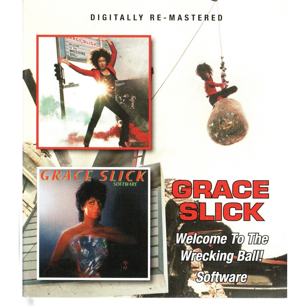 CD GRACE SLICK - WELCOME TO THE WRECKING BALL / SOFTWARE ( REMASTER C ...