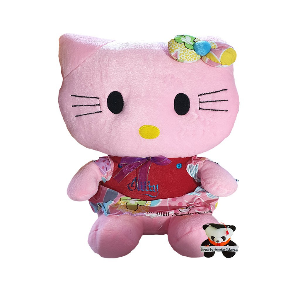 Hello Kitty Jumbo Doll Sentado Uk . 45CM | Shopee Brasil