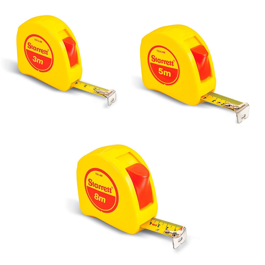 Trena De Bolso 3m, 5m, 8m Starrett Profissional Resistente com Trava ...
