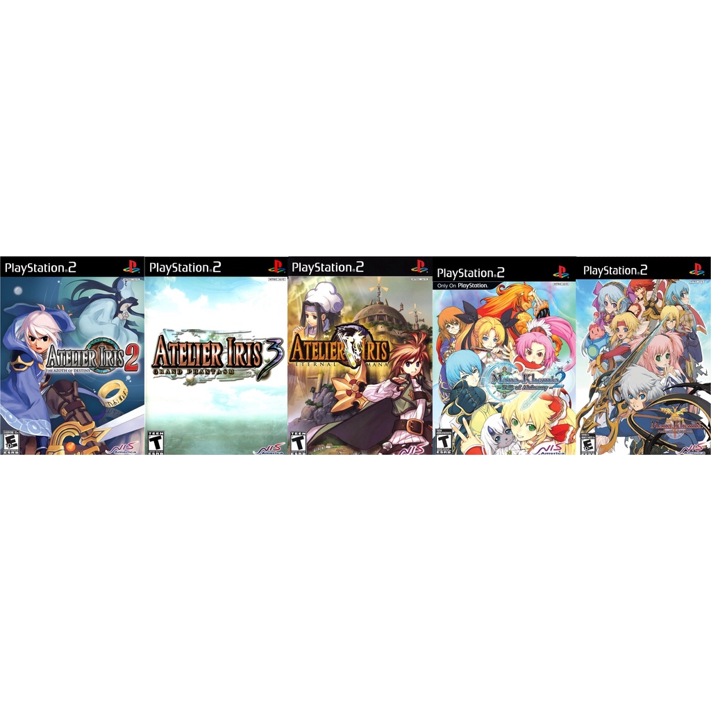 5 JOGOS PS2 ATELIER IRIS RPG play 2 | Shopee Brasil