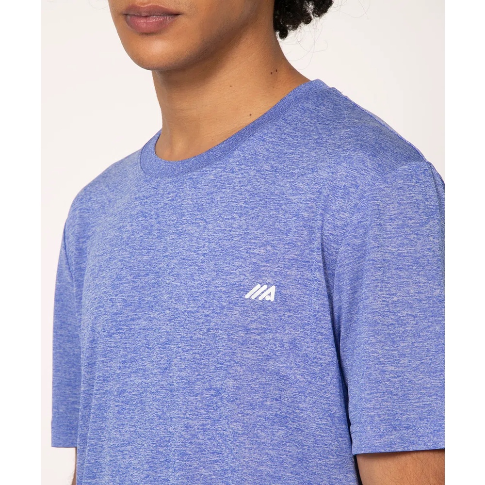 Camiseta Manga Curta Azul - Corrida Academia Atletismo | Shopee Brasil