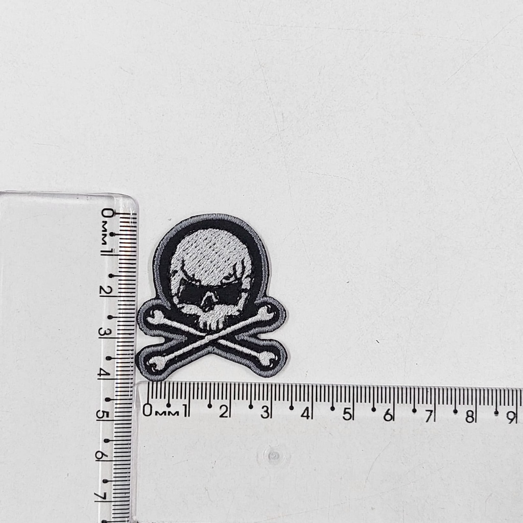 Patch Aplique Adesivo Bordado Termocolante Caveiras | Shopee Brasil