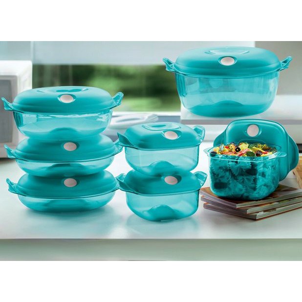 Kit Tupperware Cristal Pop Turmalina 7 peças | Shopee Brasil