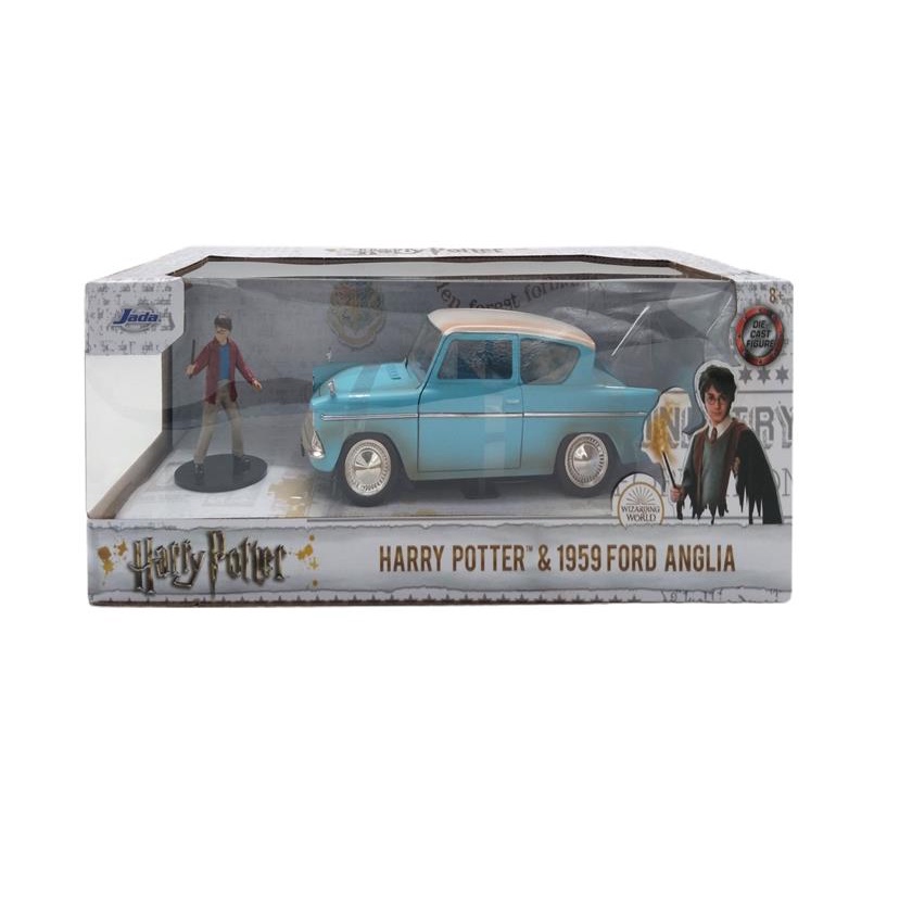 Harry Potter 1959 Ford Anglia 1/24 Miniatura com Boneco Jada | Shopee ...