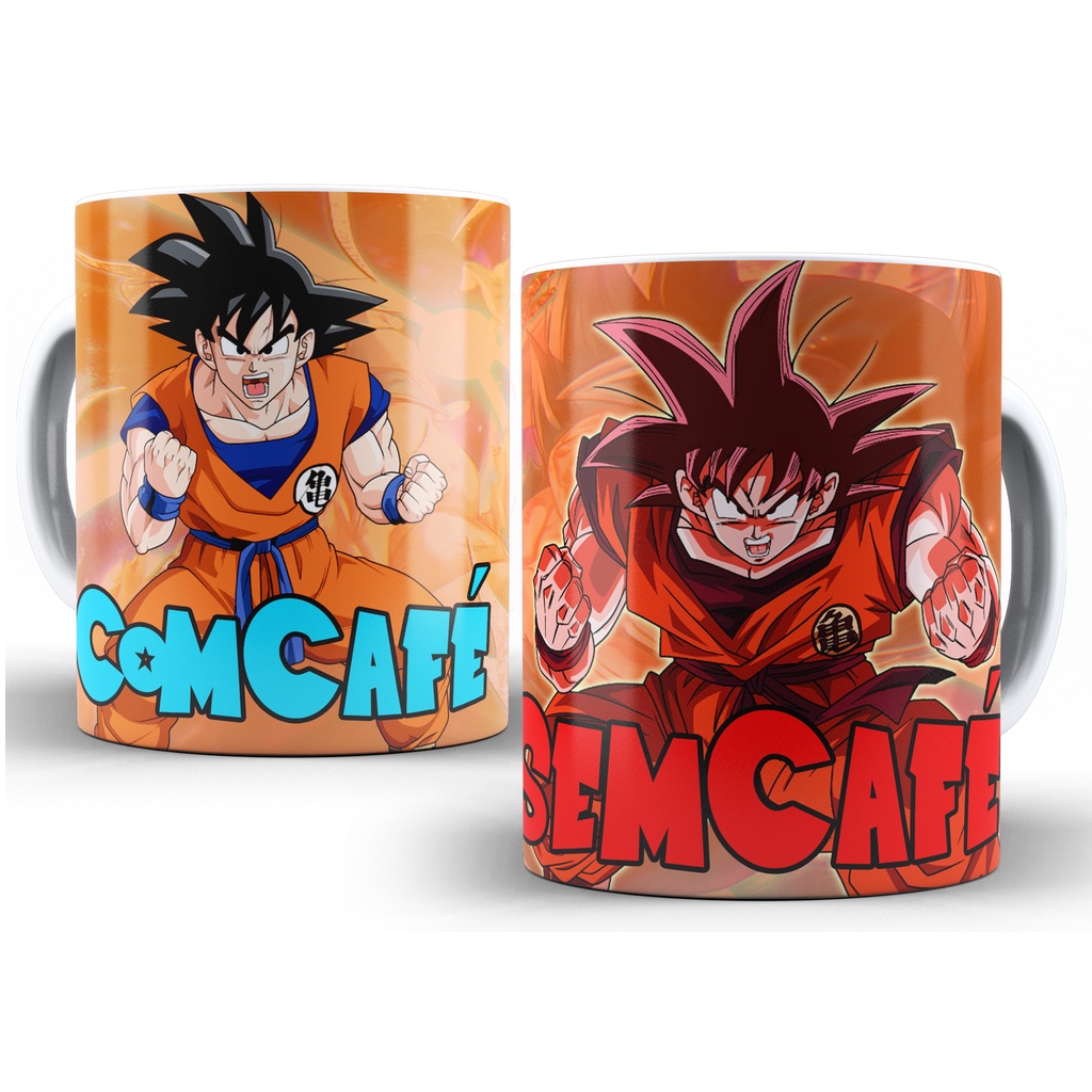 Caneca Goku Café Dragon Ball | Shopee Brasil