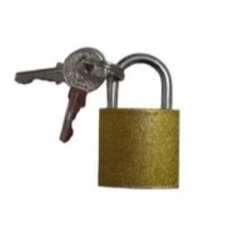 Cadeado Solks 50mm com 2 chaves | Shopee Brasil