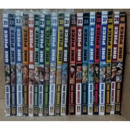 One Piece Vol: 21 ao 40 | Shopee Brasil