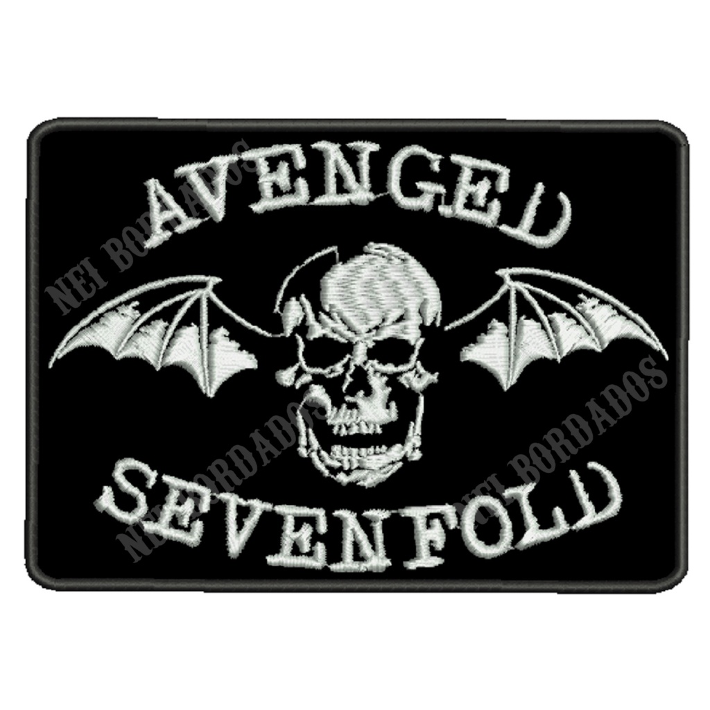 Patch Bordado Banda Avenged Sevenfold (Rock, Metal). | Shopee Brasil