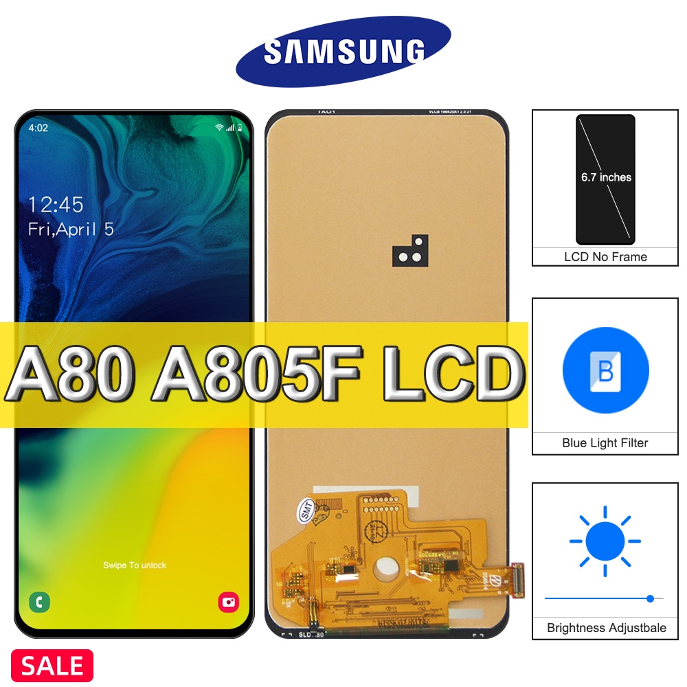 Tela Frontal Display Samsung A80 display Lcd A805 SM-A805 A805F Lcd ...