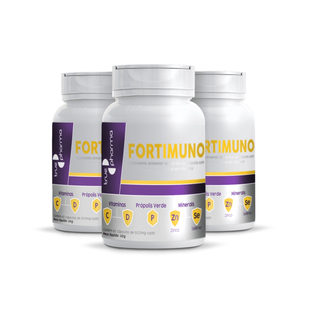 Fortimuno - 3 potes - Suplemento para Imunidade | Shopee Brasil