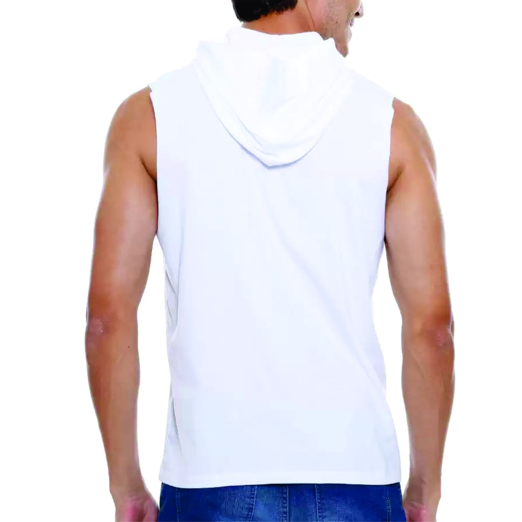 CAMISETA REGATA COM CAPUZ | Shopee Brasil