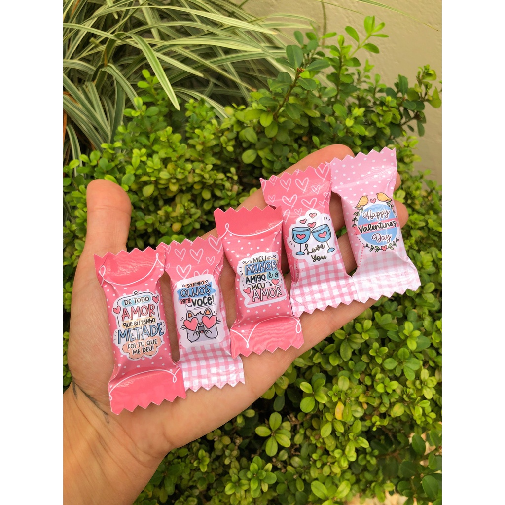 Balinhas Personalizada Mimo Dia Dos Namorados (25 Uni) | Shopee Brasil