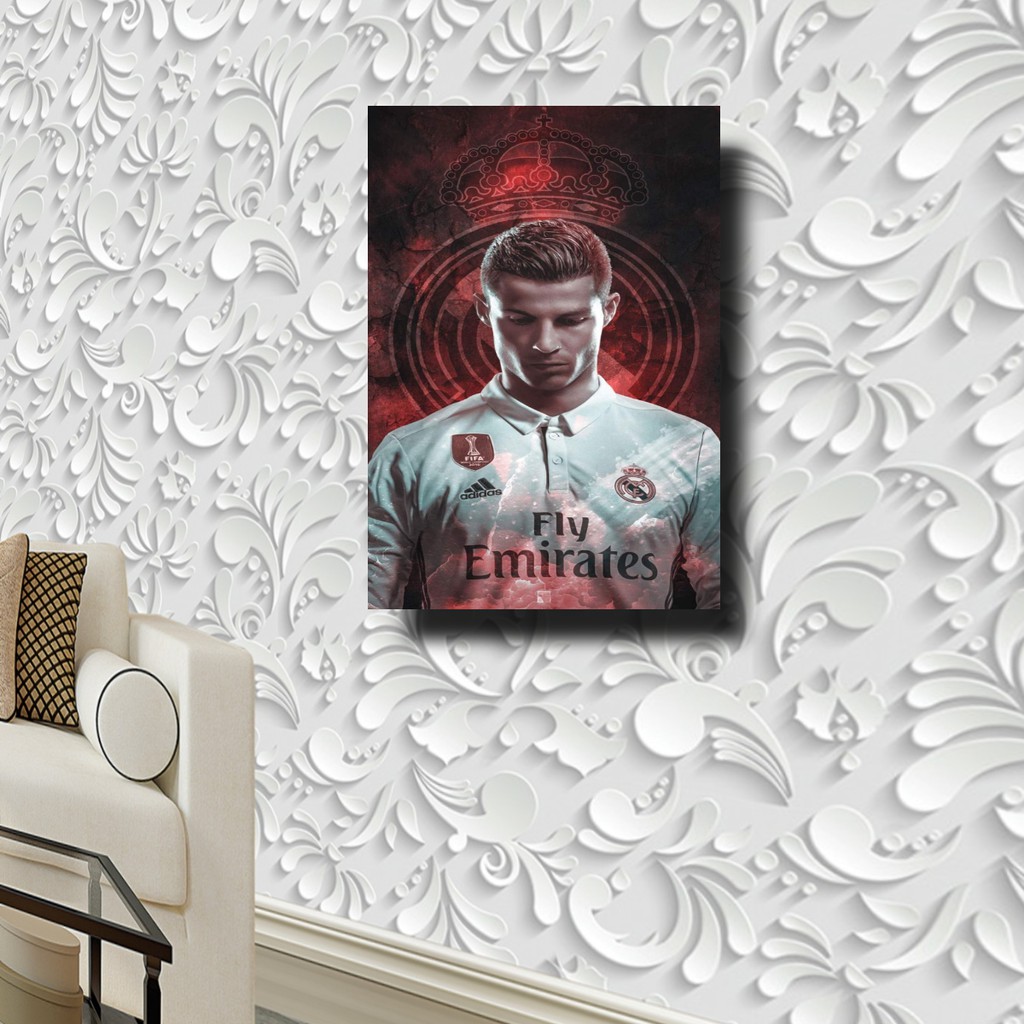 Placa Quadro Decorativo - Cristiano Ronaldo / CR7 / futebol | Shopee Brasil
