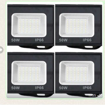 kit 4 Refletor Led branco frio Holofote 50w Bivolt Prova D'água Ip66 6oook | Shopee Brasil