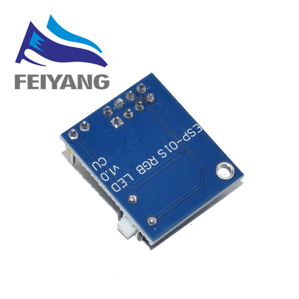 ESP8266 ESP-01 01S RGB LED Módulo Controlador Para IDE WS2812 Ring ...