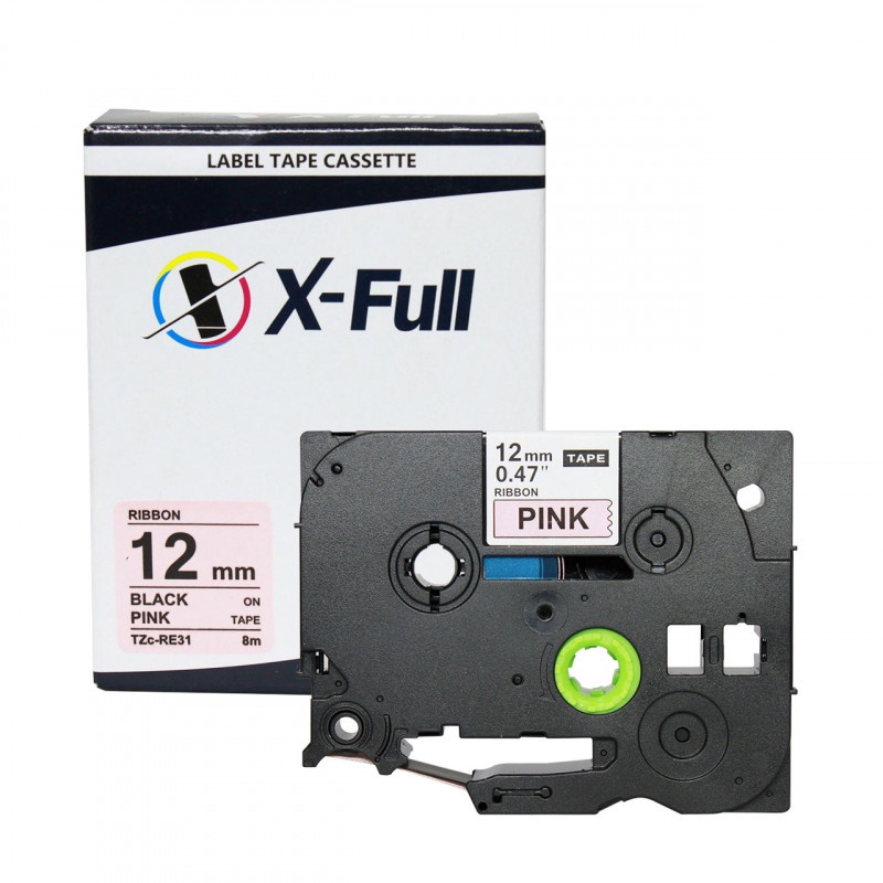 Fita Rotuladorcompativel Brother Rosa Tze-re31 Pt2030 Pt340 | Shopee Brasil