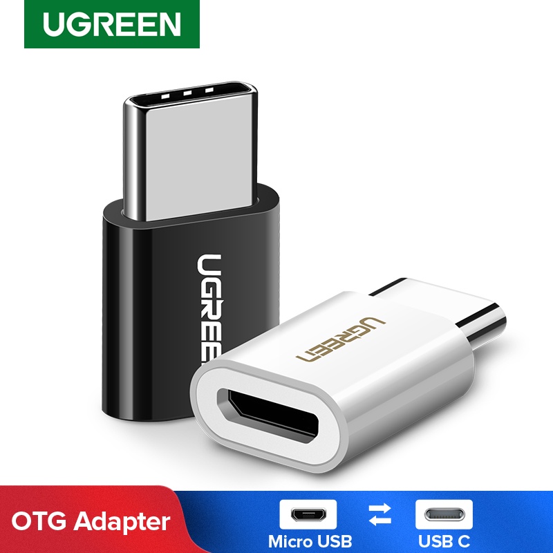 Adaptador USB C OTG UGREEN Tipo Conversores Macho Para Micro Fêmea Macbook Pro iPad Mouse - Faz ...