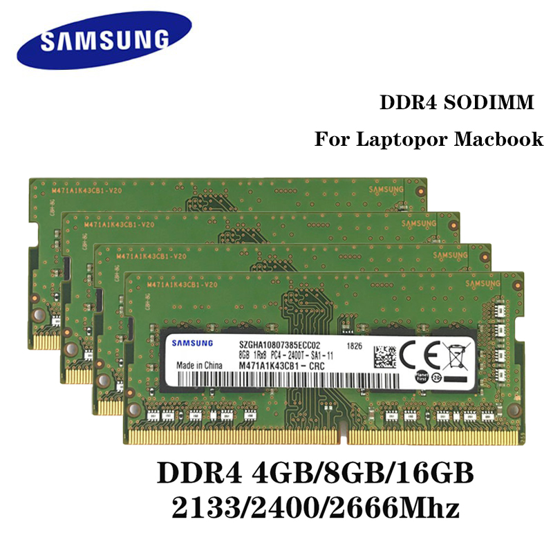 Samsung 4GB/8GB/16GB DDR4 3200/2666/2400/2133MHz Memória Para Notebook SODIMM RAM | Shopee Brasil