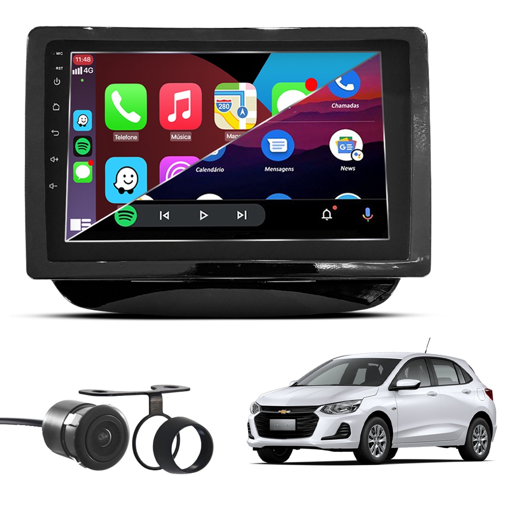 Central Multimidia Chevrolet Onix Carplay Android Auto 9p | Shopee Brasil