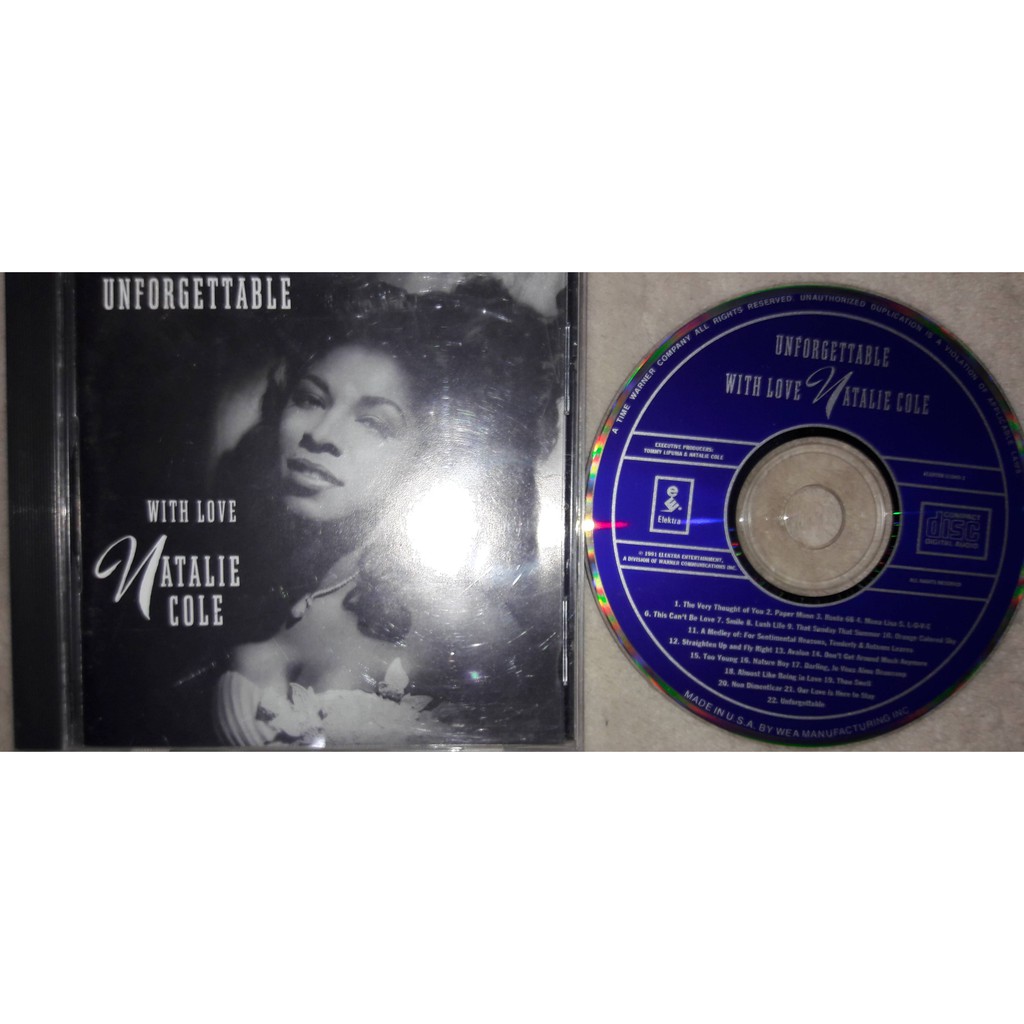 CD ORIGINAL UNFORGETTABLE WITH LOVE NATALIE COLE (IMPORTADO) | Shopee ...
