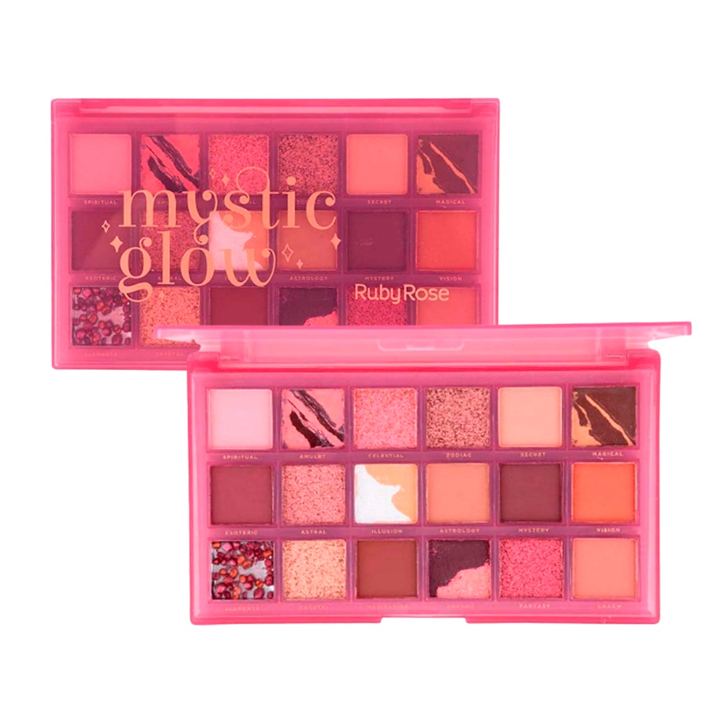 Paleta Ruby Rose - Paleta Mystic Glow | Shopee Brasil