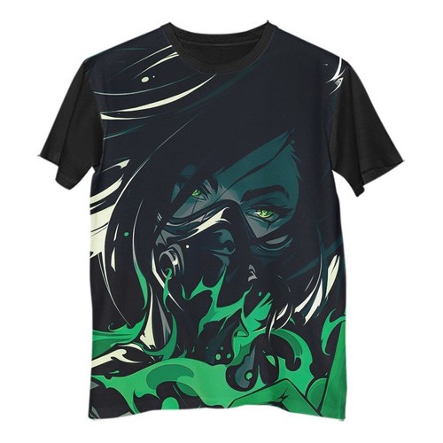 G1557 Pt Camisa Camiseta Game Valorant Viper Skin Character | Shopee Brasil