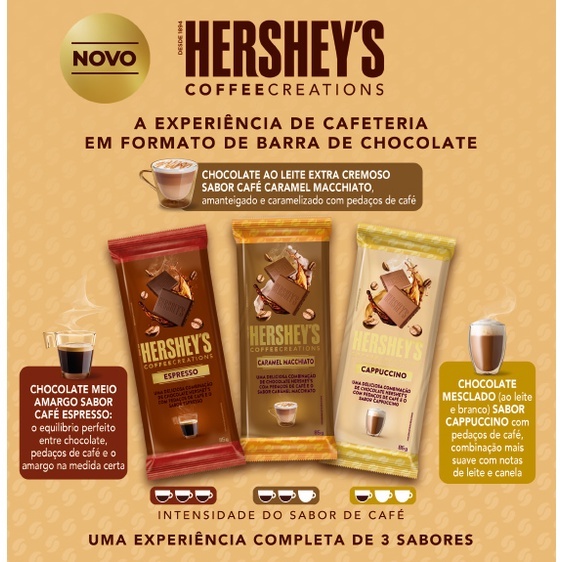 Barra Chocolate Hershey´s Coffee Creations 85g | Shopee Brasil