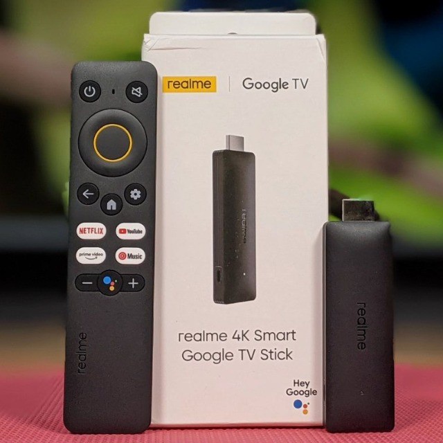 Realme 4K Smart Google Tv Stick | Shopee Brasil