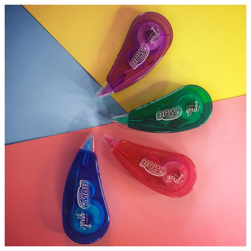 Corretivo Fita/branquinho/errorex BRW Soul 5mx5mm material escolar ...