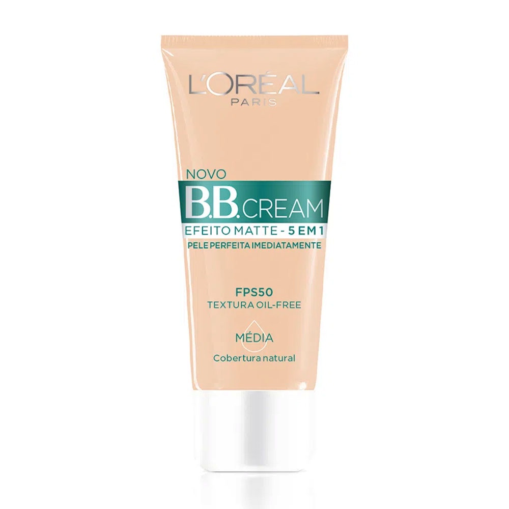 Bb Cream Efeito Matte 5 em 1 FPS50 L'oreal Paris 30ml Cor Morena | Shopee Brasil