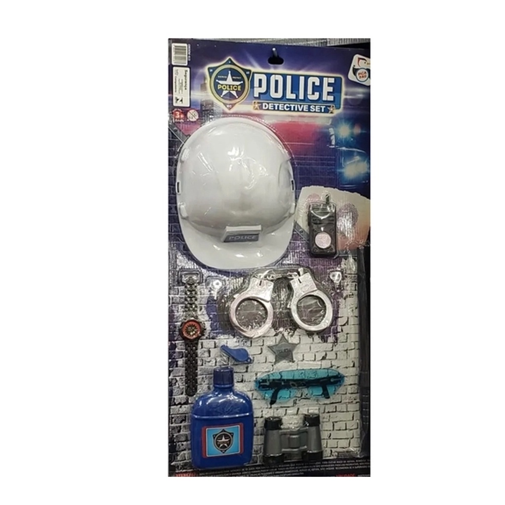 Kit Policia Detective Set | Shopee Brasil