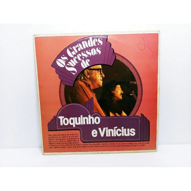 2 Lps Toquinho E Vinicius Os Grandes Sucessos & 10 Anos | Shopee Brasil