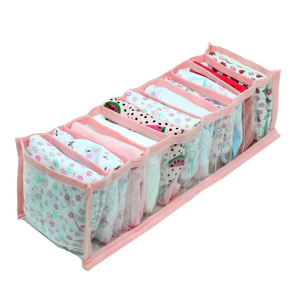 Organizador de Gavetas Transparente e Rosa 604 VB Home | Shopee Brasil