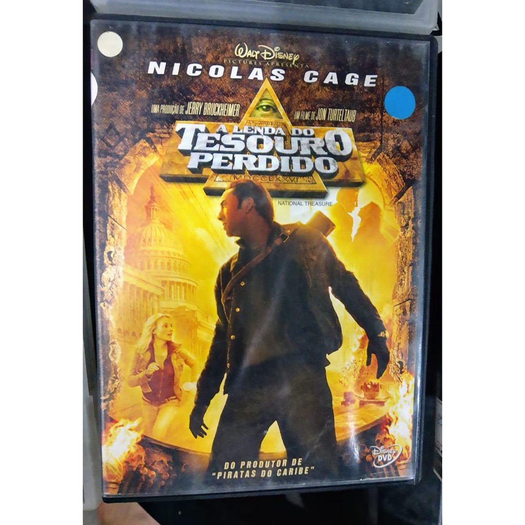 DVD A LENDA DO TESOURO PERDIDO (USADO) | Shopee Brasil