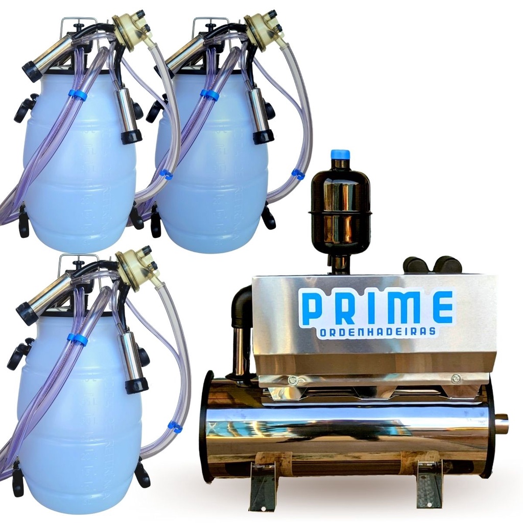 Ordenhadeira Inox Bv 450, Motor 2 Cv, 1 Conjunto De Ordenha | Shopee Brasil