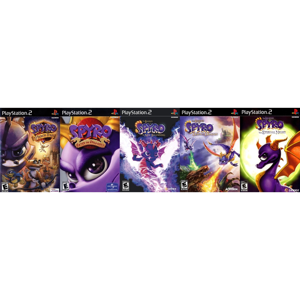 5 JOGOS PS2 SPYRO ESTILO CRASH AVENTURA kit | Shopee Brasil