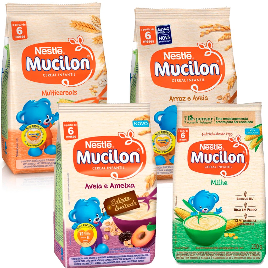 Cereal Infantil Mucilon 230g | Shopee Brasil