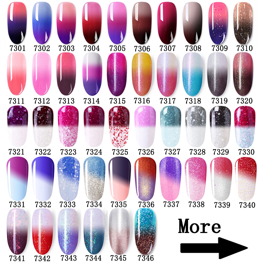 GWS MOONQ Mudança De Temperatura Gel UV De Cor Polimento De Unhas 7ML ...